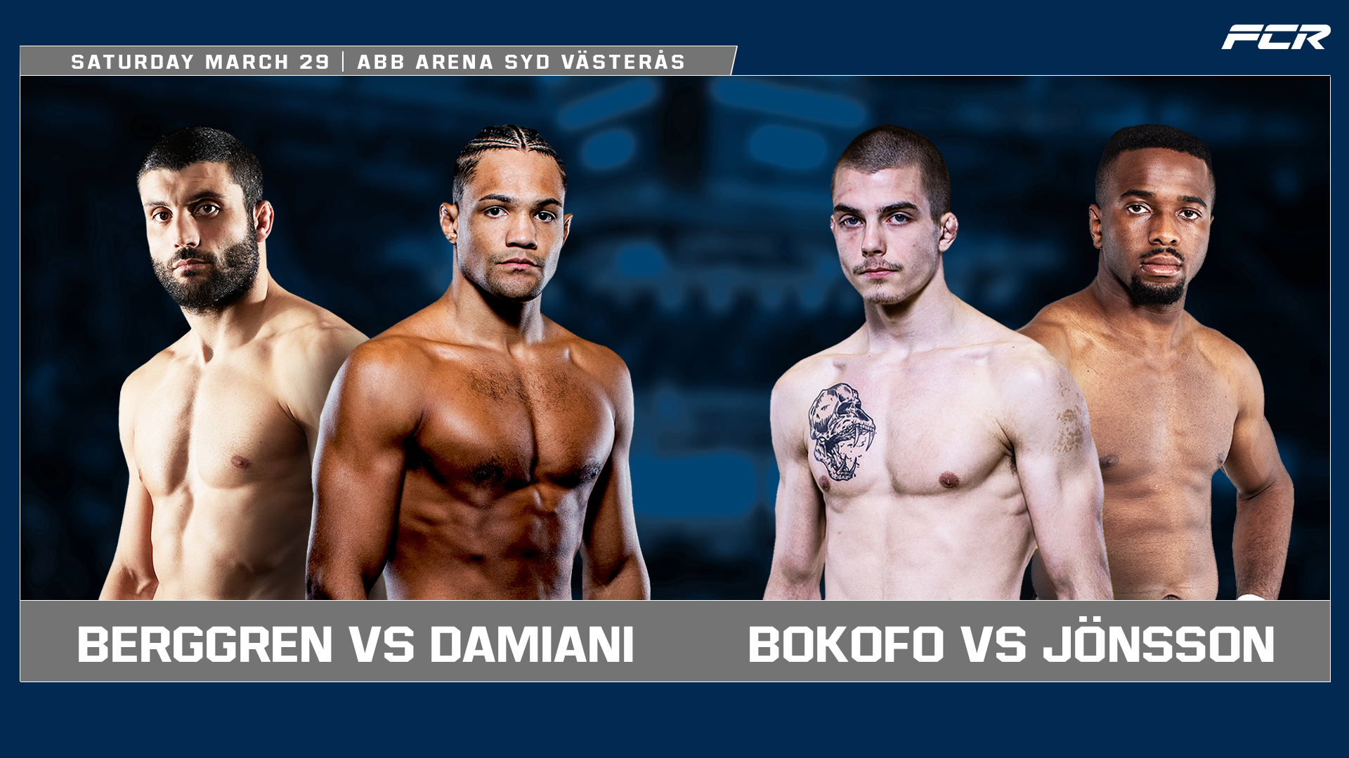FCR 23 co-main event – berggren vs damiani welterweight clash